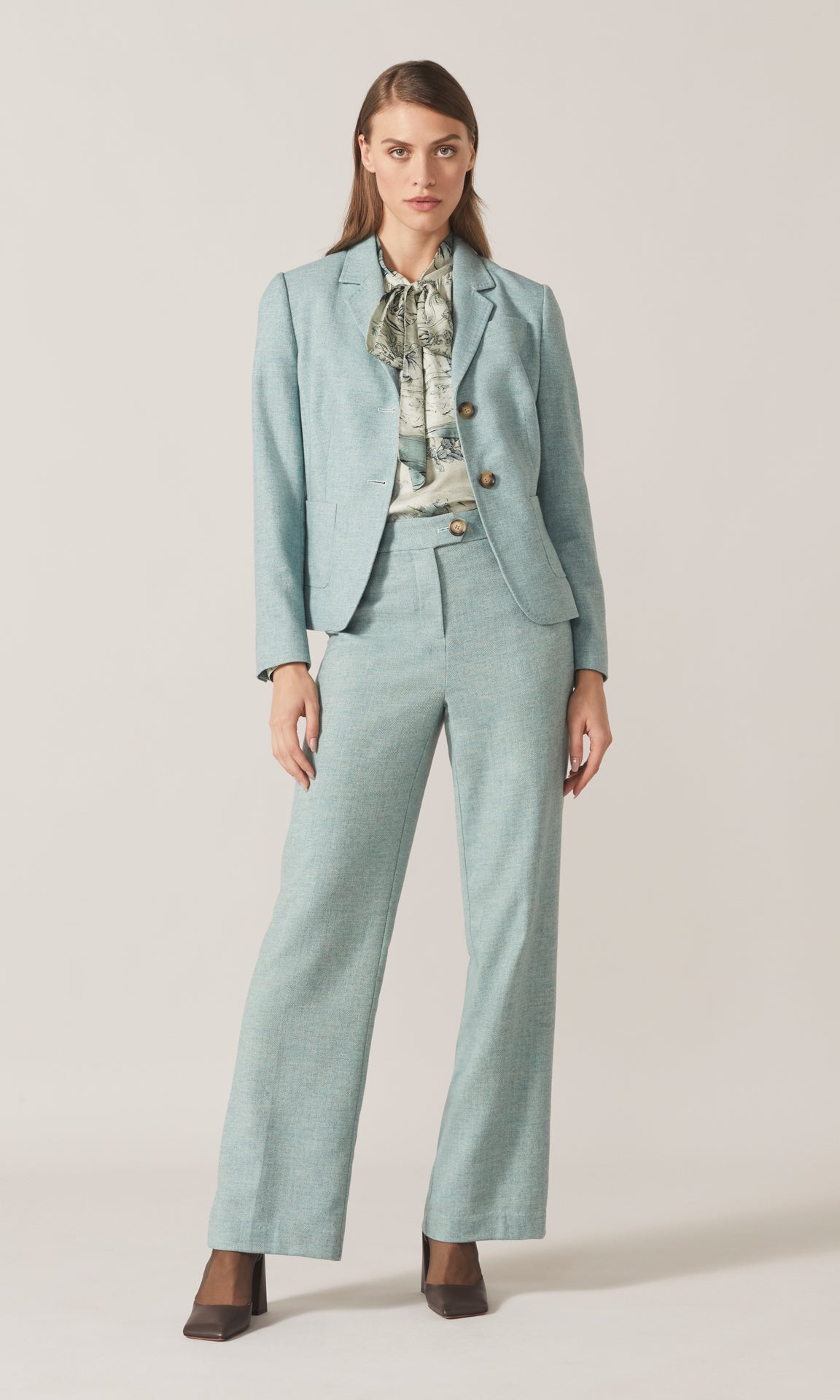Swinton Jacket Aqua – Anna Thomas